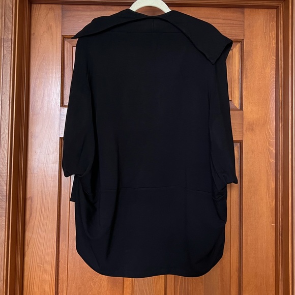 capote collection | Sweaters | Capote Collection Solid Black Open ...